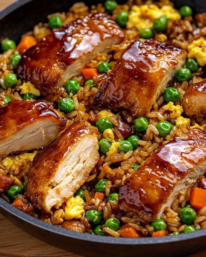 Bang Bang Chicken Fried Rice - Delicious and Easy